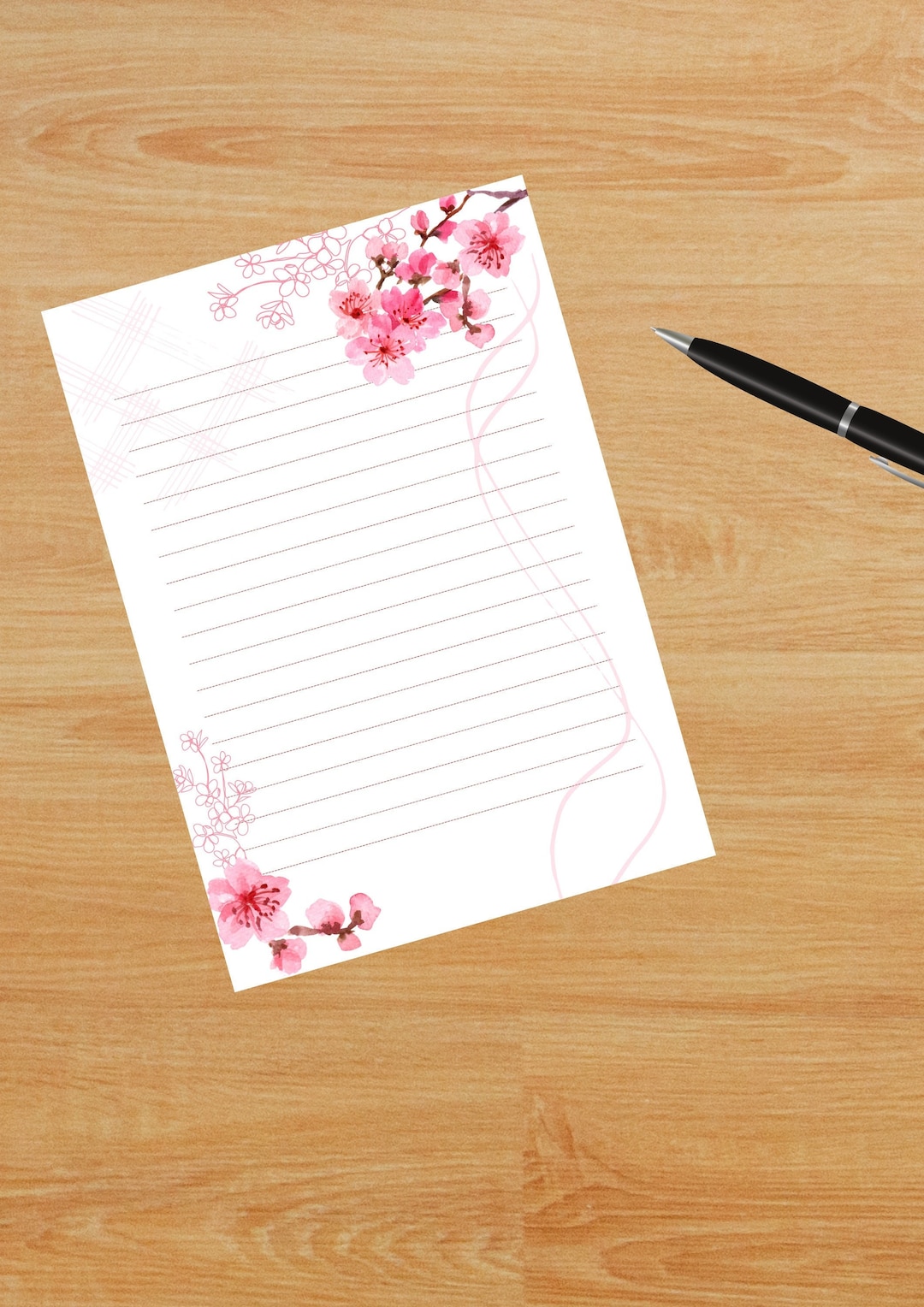 Letter Paper Printable Writing Paper Print Letter Paper - Etsy