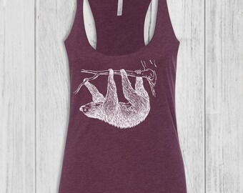 Sloth Tank Top | Etsy
