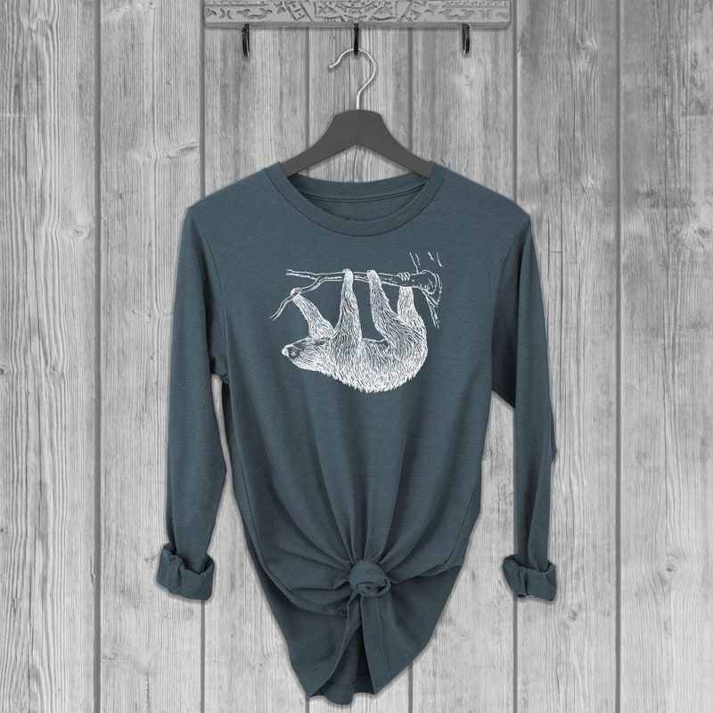 Sloth Shirt Women - Etsy