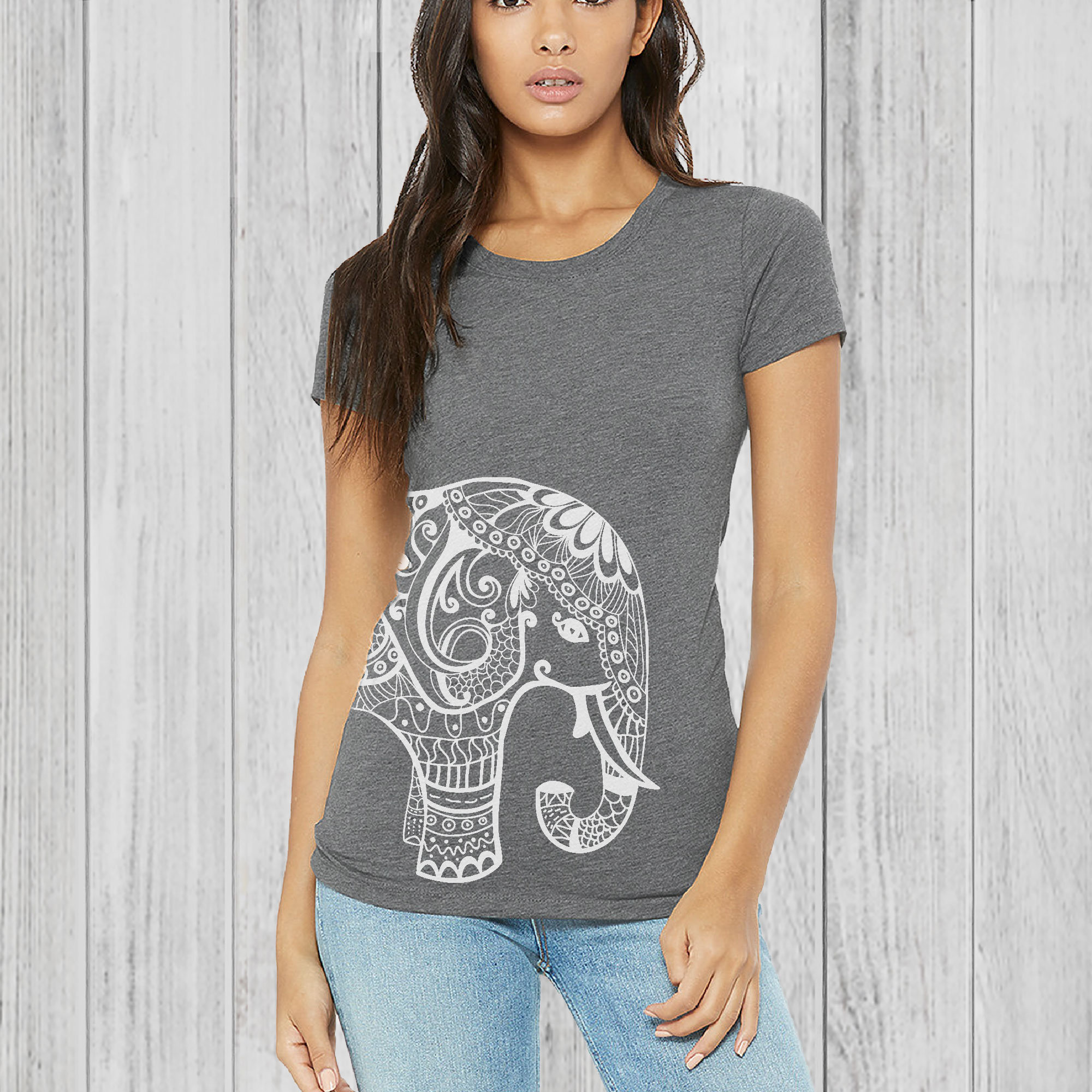Elephant Shirts for Women Fitted Tshirt Graphic Tees for - Etsy.de