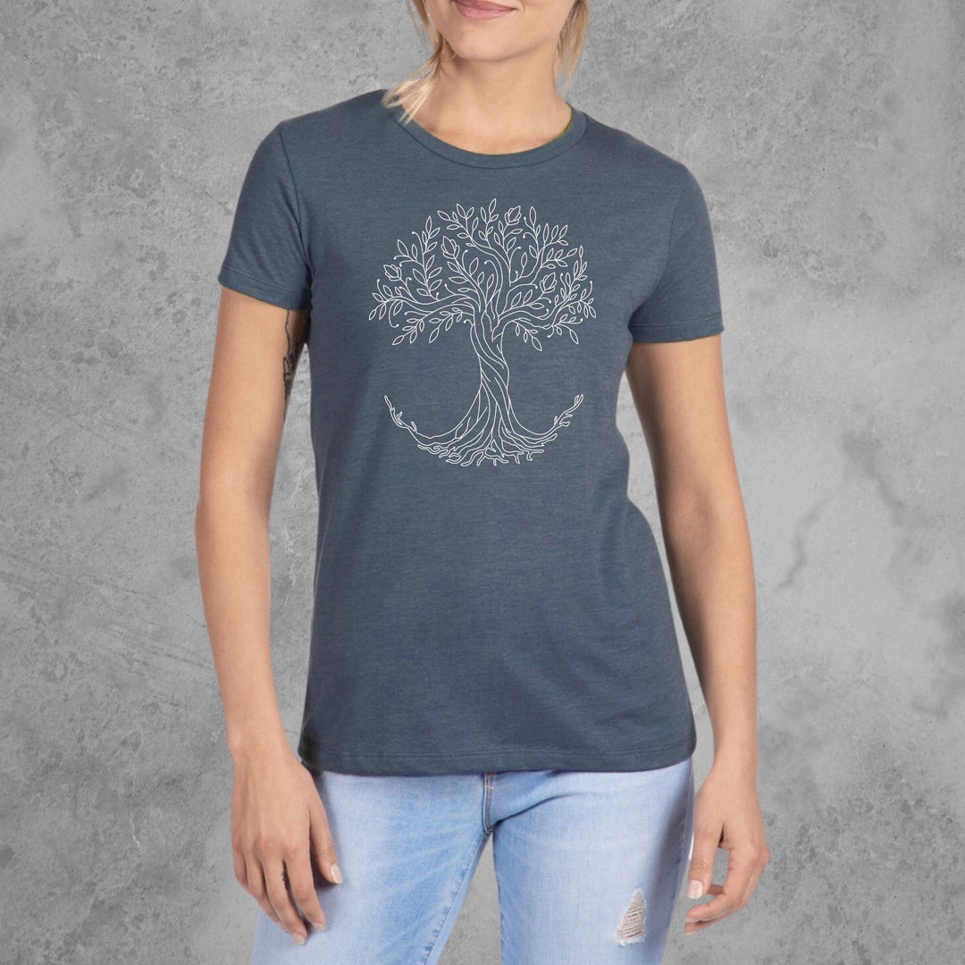 Tree Shirt Women Tree of Life Tshirt Graphic Tees for Women - Etsy