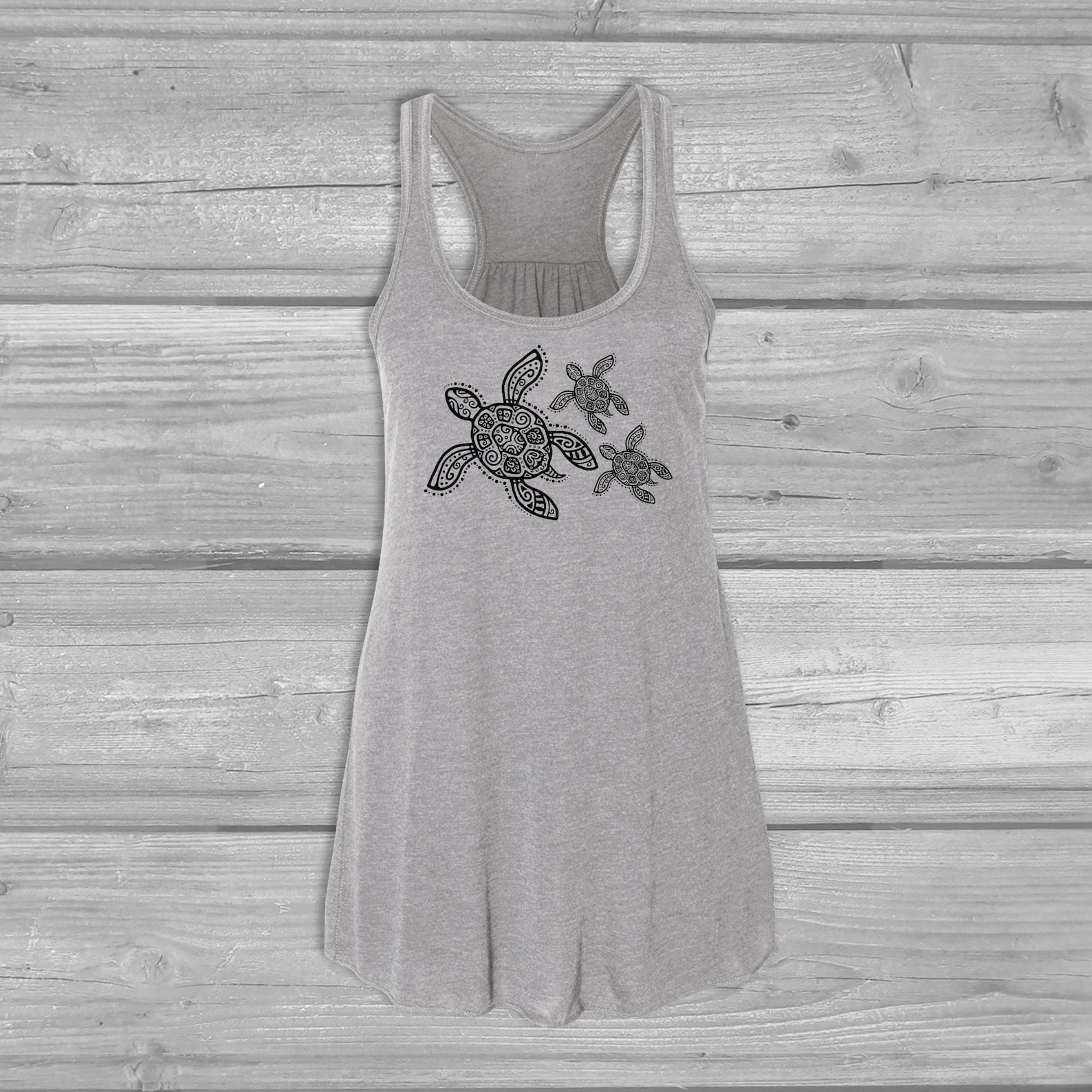 Sea Turtle Tank Top for Women Turtle Clothes Flowy Tank Top - Etsy