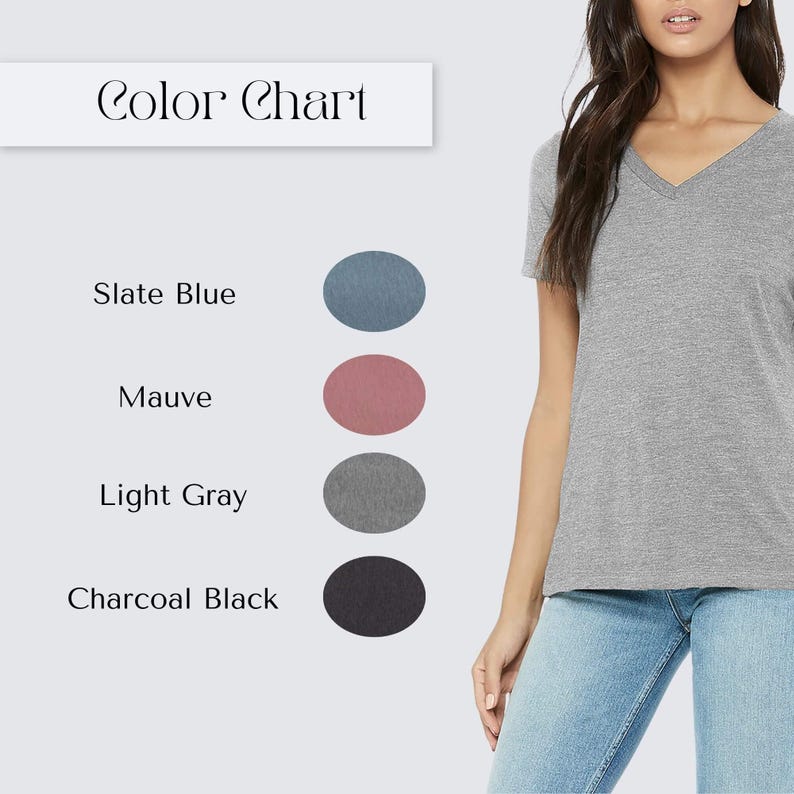 Womens Floral V-neck Bella Flowy Top, Modern Abstract Botanical Block ...