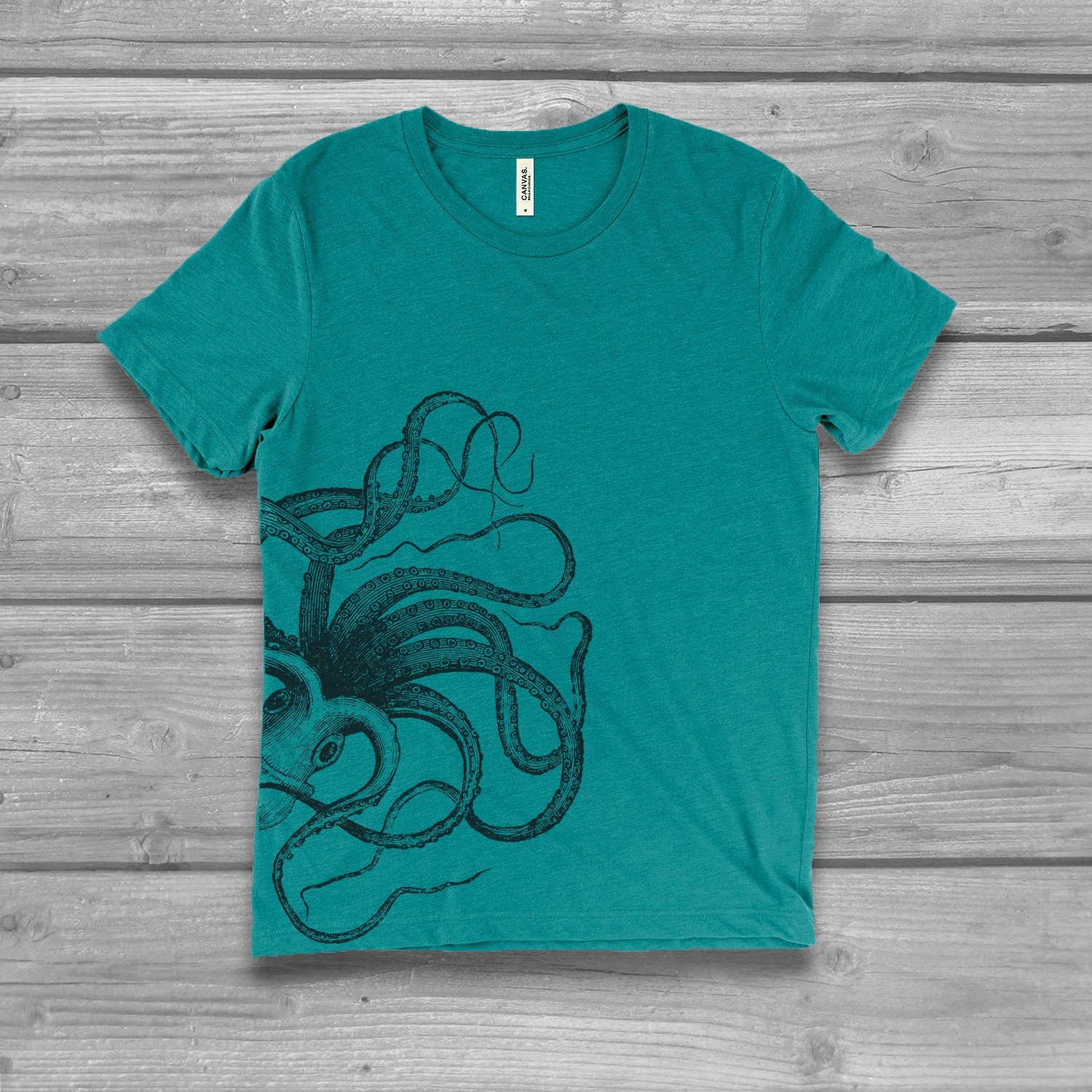 Octopus Tshirt Octopus Shirt Women Graphic Tees Bella - Etsy
