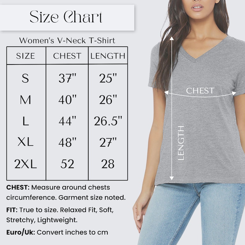 Womens Floral V-neck Bella Flowy Top, Modern Abstract Botanical Block ...