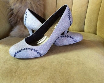Baseball heels | Etsy