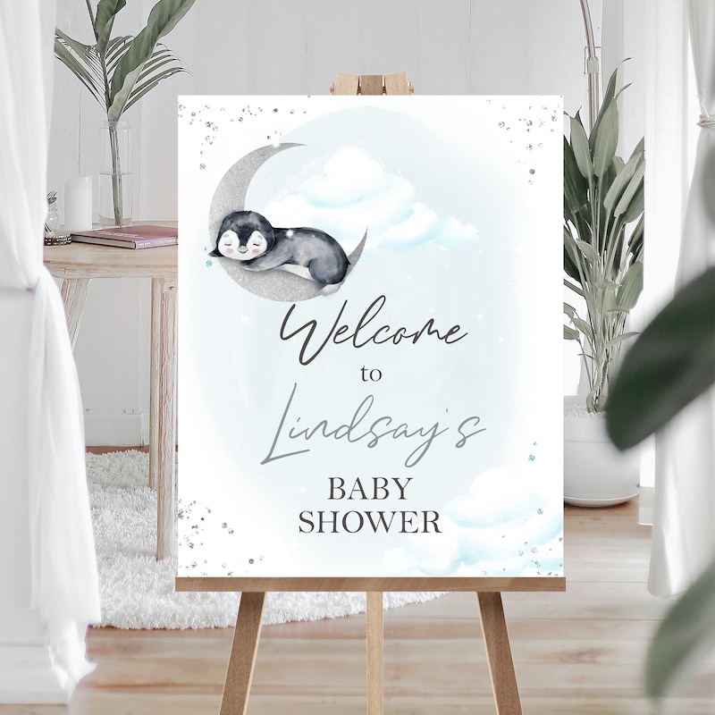 Penguin Baby Shower - Etsy