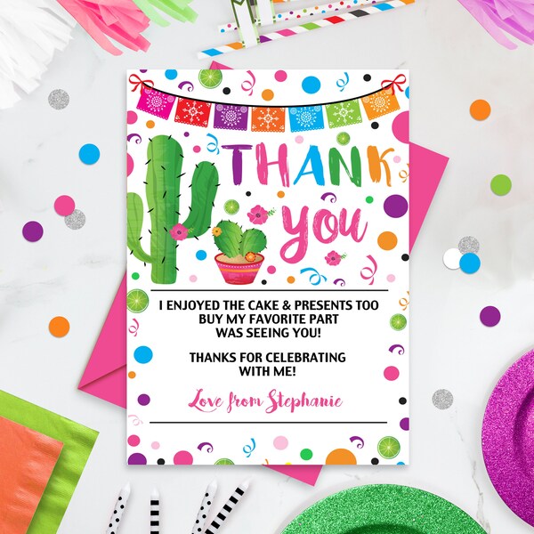 Fiesta Thank You - Etsy