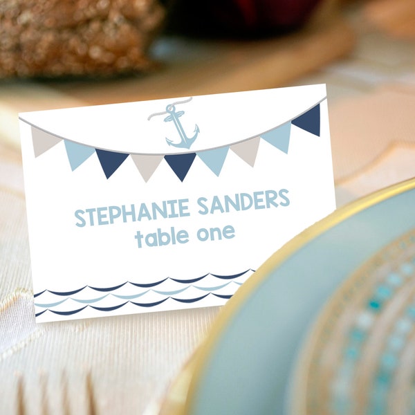 Nautical Place Cards - Etsy