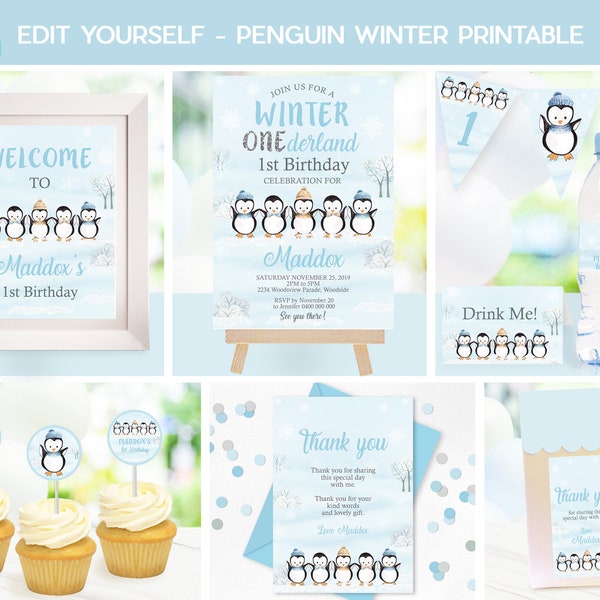 Penguin Party Favors - Etsy