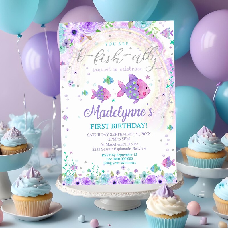 Fish Birthday Party - Etsy