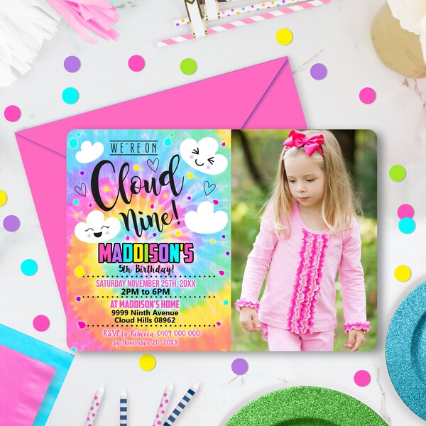 Cloud Party Invitation - Etsy