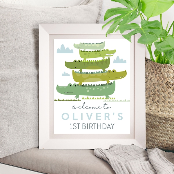 Alligator Welcome Sign - Etsy