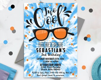 Two Cool Pool Party - Etsy