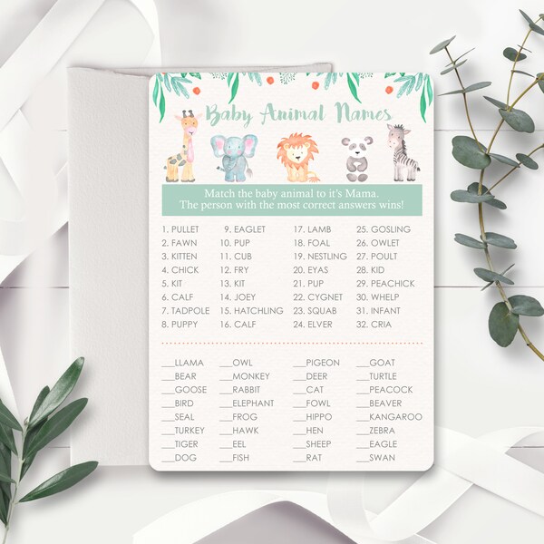 Jungle Baby Shower - Etsy