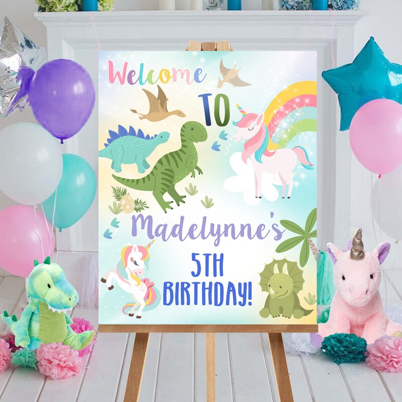 Unicorn Party Favor Sign - Etsy