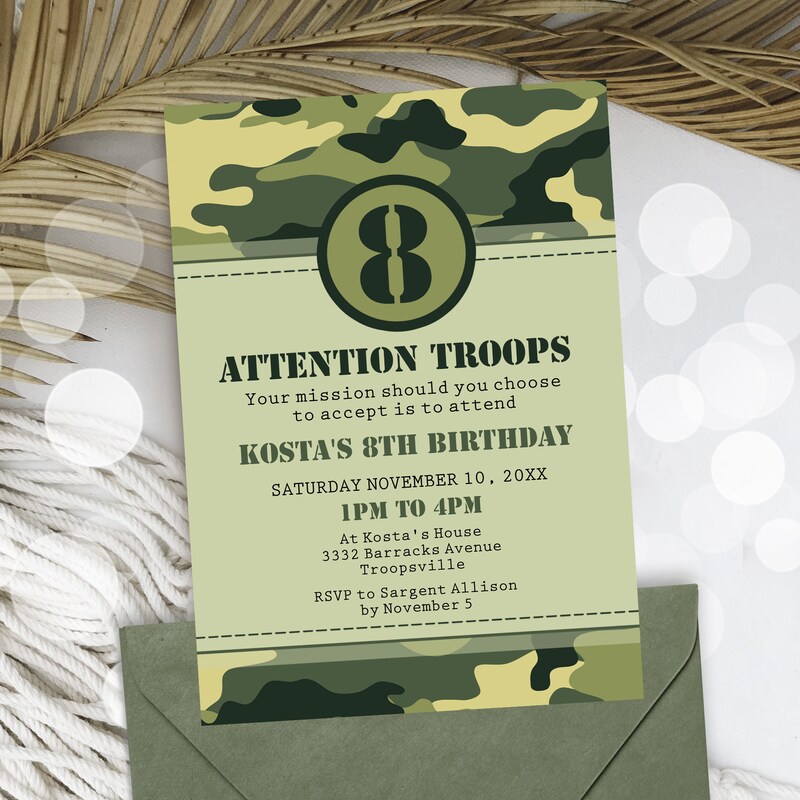 Army Party - Etsy