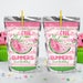 WATERMELON Caprisun Label Printable Watermelon Capri Sun Label Editable ...