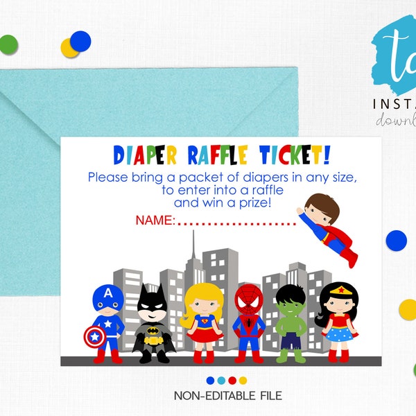 Superhero Diaper - Etsy