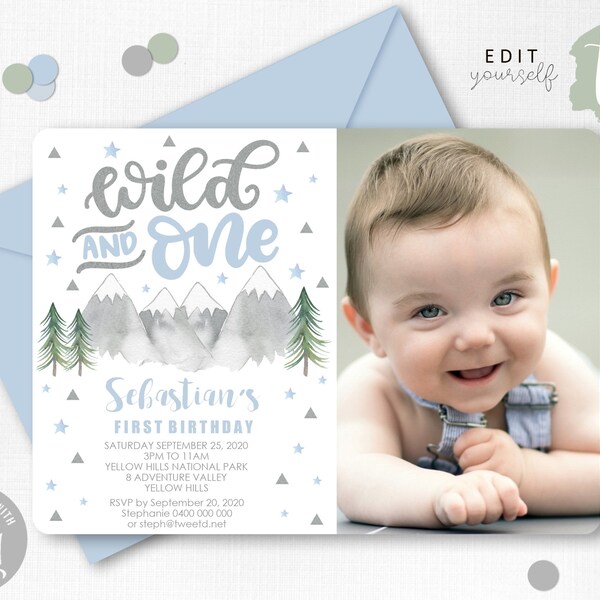 Wild One Birthday Boy - Etsy