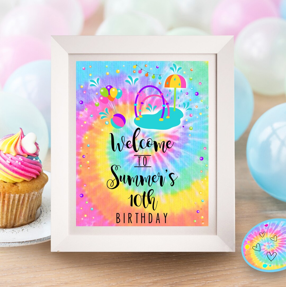 SPLASH PAD WELCOME Sign Instant Download Editable Splash Pad Sign ...