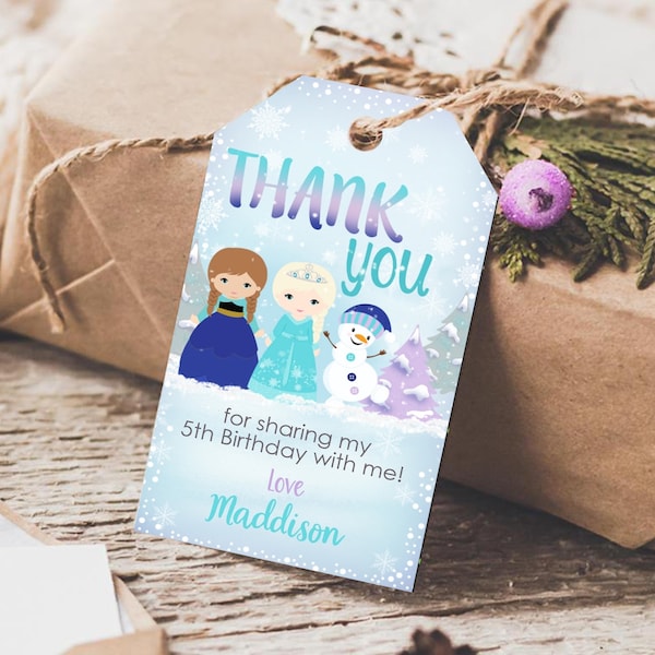 Frozen Tags - Etsy