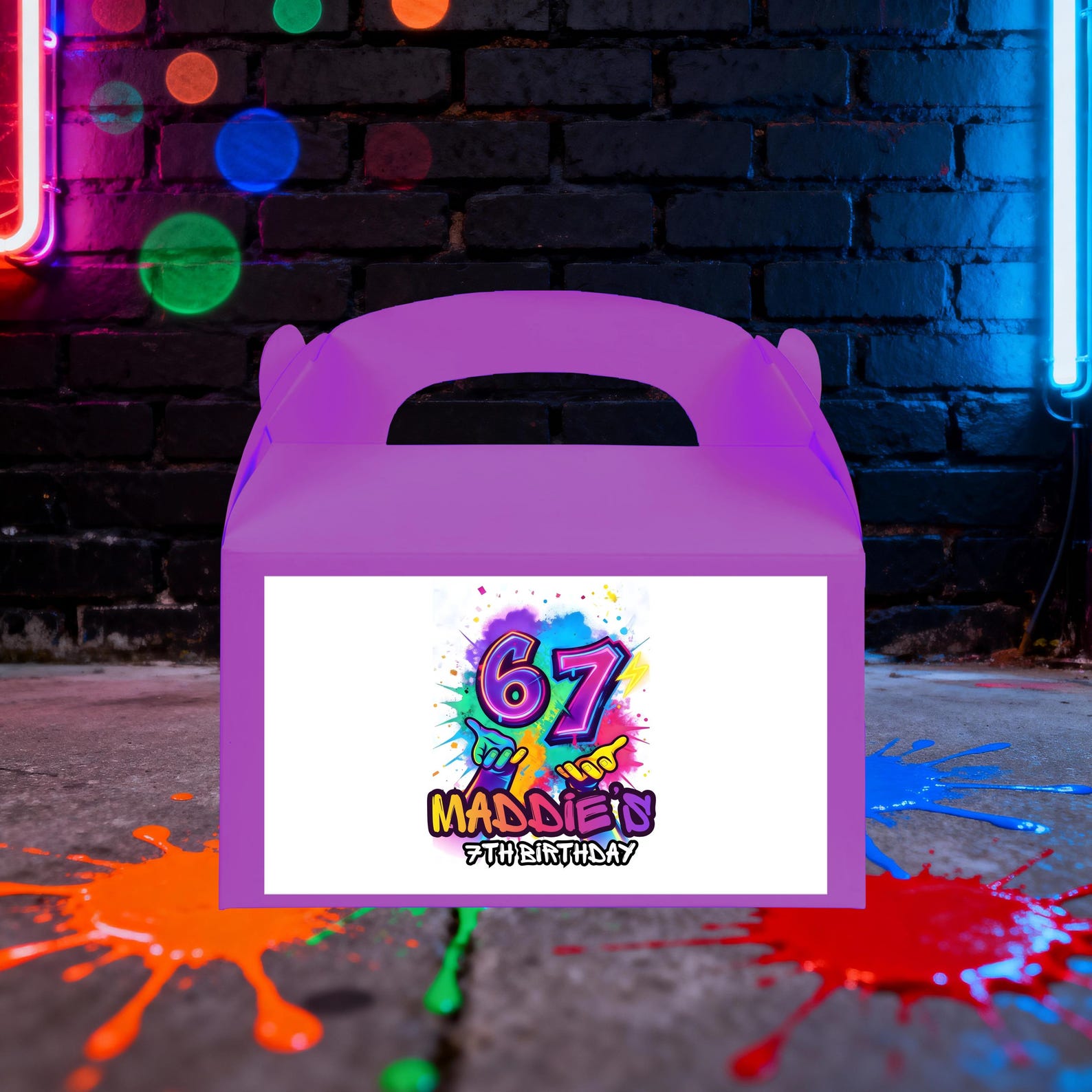 Six Seven Party Package | Girl 6-7 Snack Bundle Printable | Chip ...