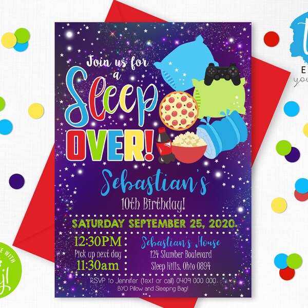 Boy Sleepover - Etsy