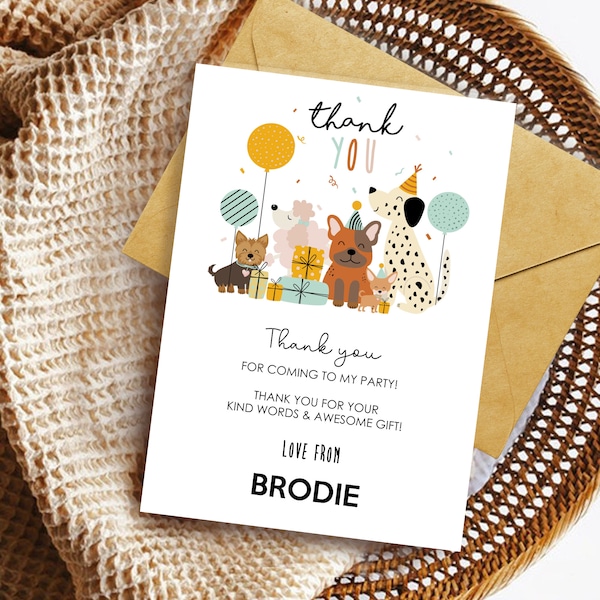 Dog Thank You - Etsy