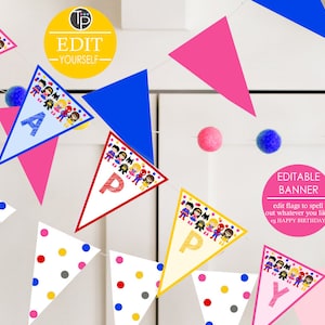 Superhero Bunting - Etsy