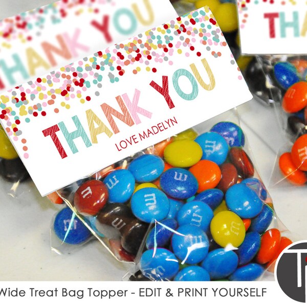 Treat Bag Toppers - Etsy