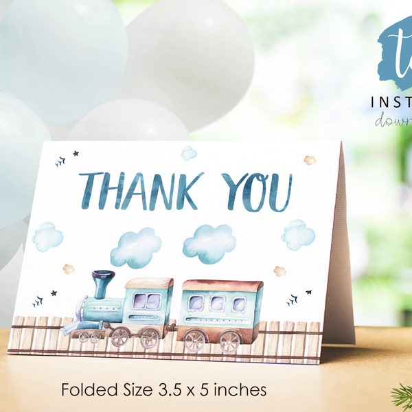 Thank You Cards Printable - Etsy