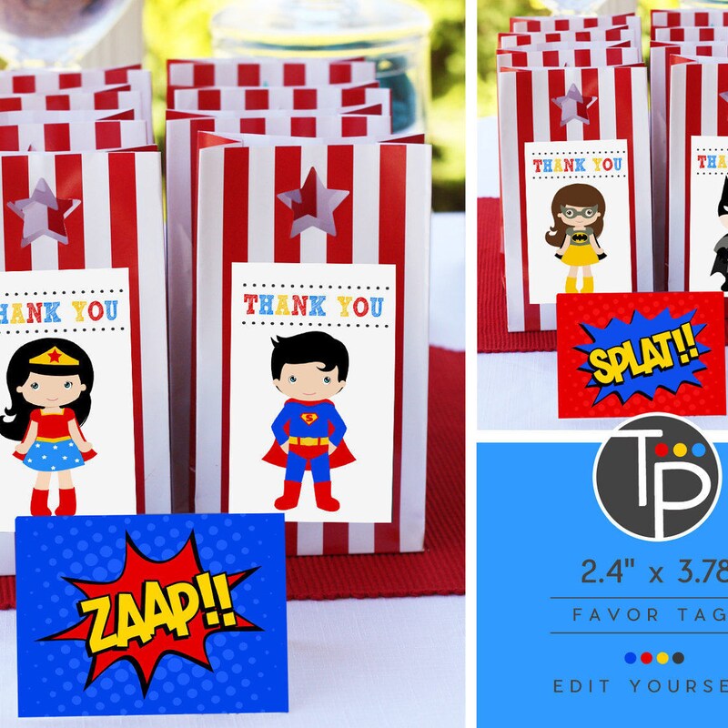 Superhero Gift Tag - 60+ Gift Ideas for 2024