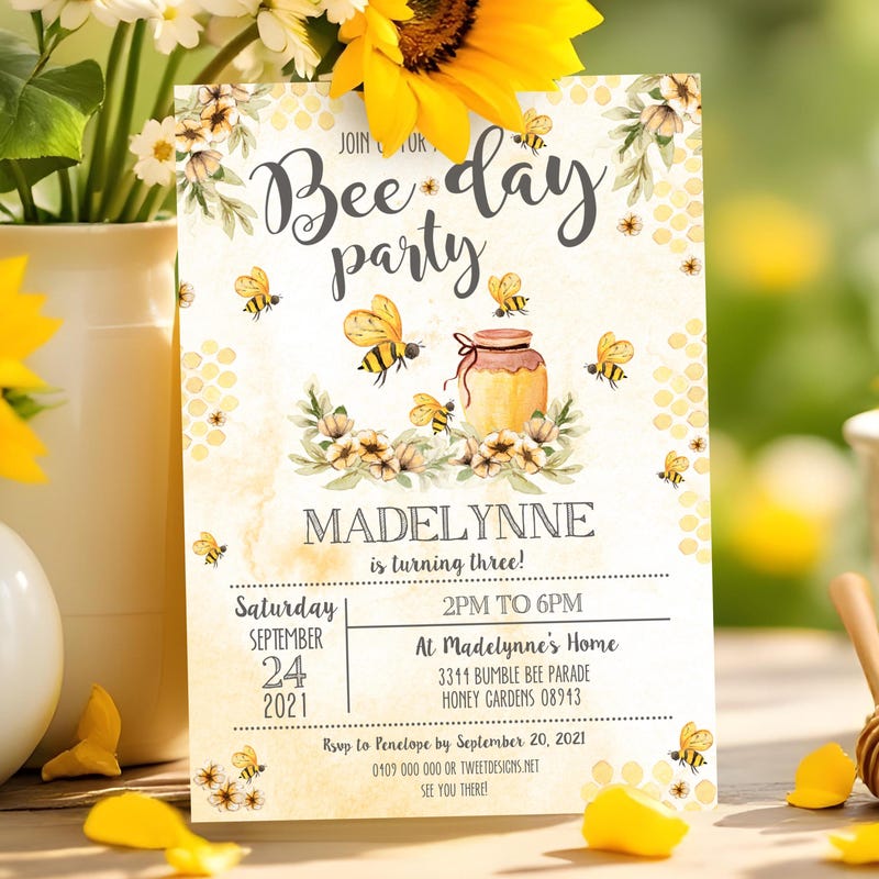 Bee Birthday Party - Etsy