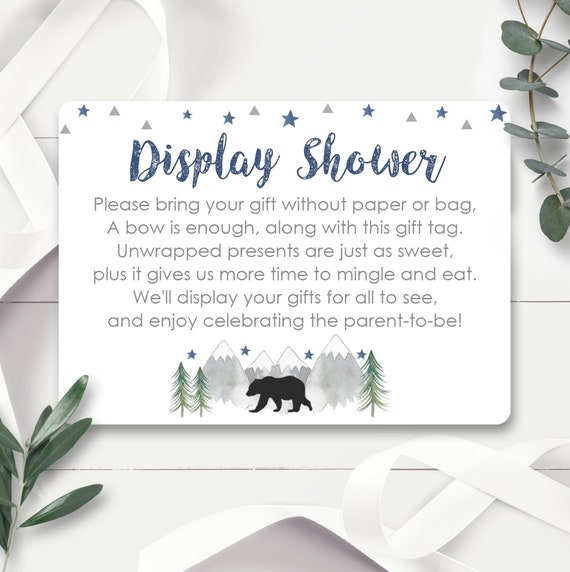 Editable Display Shower Card Instant Download Navy Adventure - Etsy