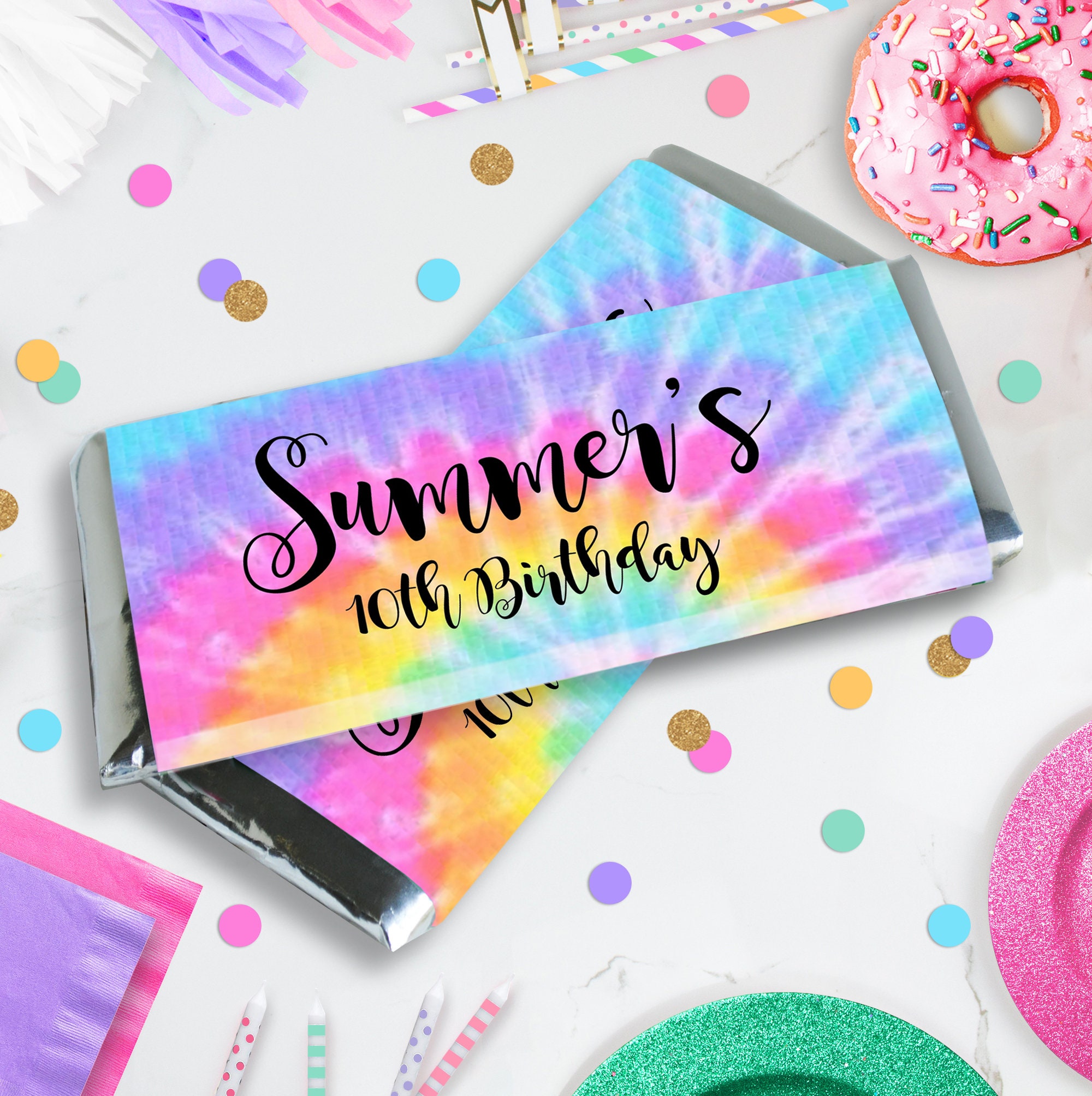 Tie Dye Party Package Instant Download Tie Dye Printable Tie Etsy