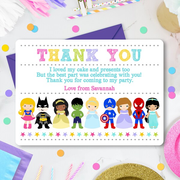 Superhero Cards - Etsy
