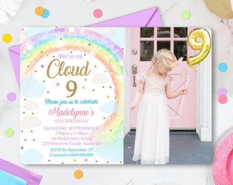 Cloud 9 Invitation | Etsy