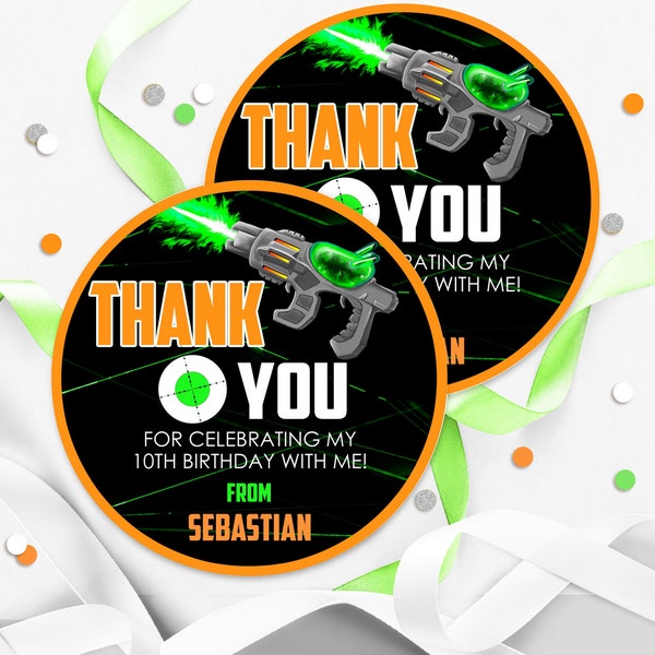 Laser Tag Stickers - Etsy