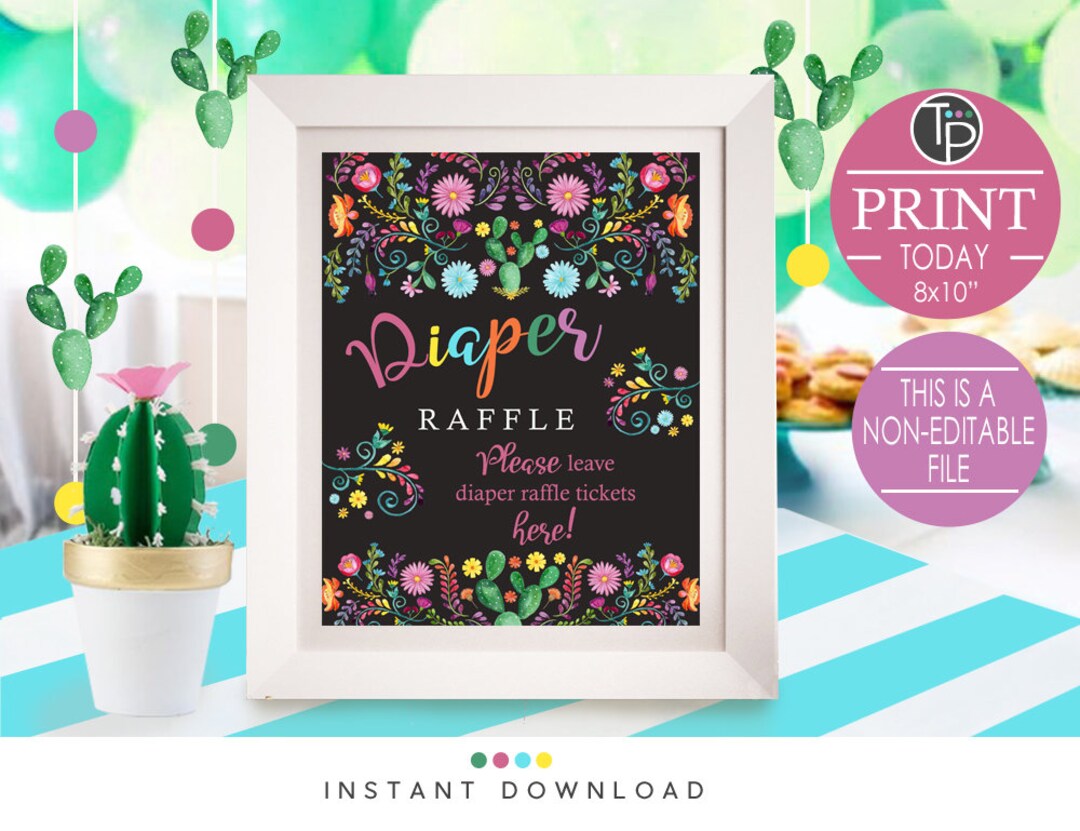 WINDELSCHILD FIESTA Instant Download Windelverlosung Zeichen Fiesta ...