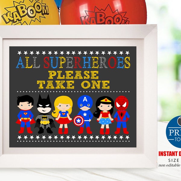 Superhero Party Decorations - Etsy