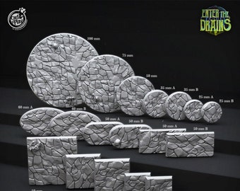 Atlantis Themed Bases Admiral Apocalypse Resin Bases - Etsy