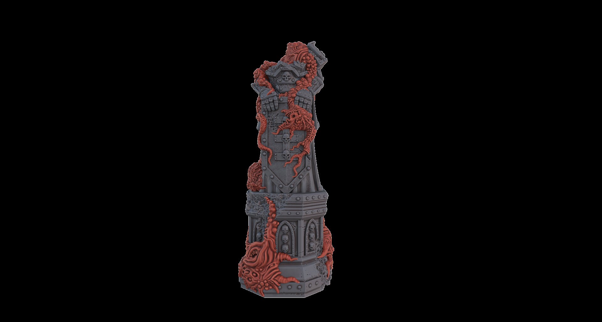The Templar Statue - 3d Print - Gothic/grimdark Terrain - Etsy