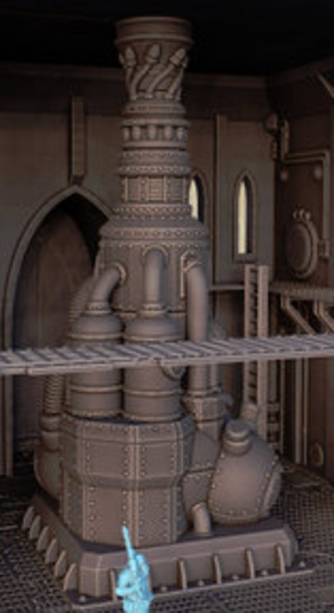 Power Plant Reactor 3d Print Gothic/grimdark Terrain - Etsy