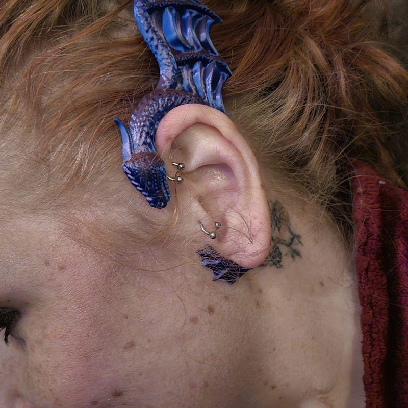 Dragon Ear Cuff - Etsy