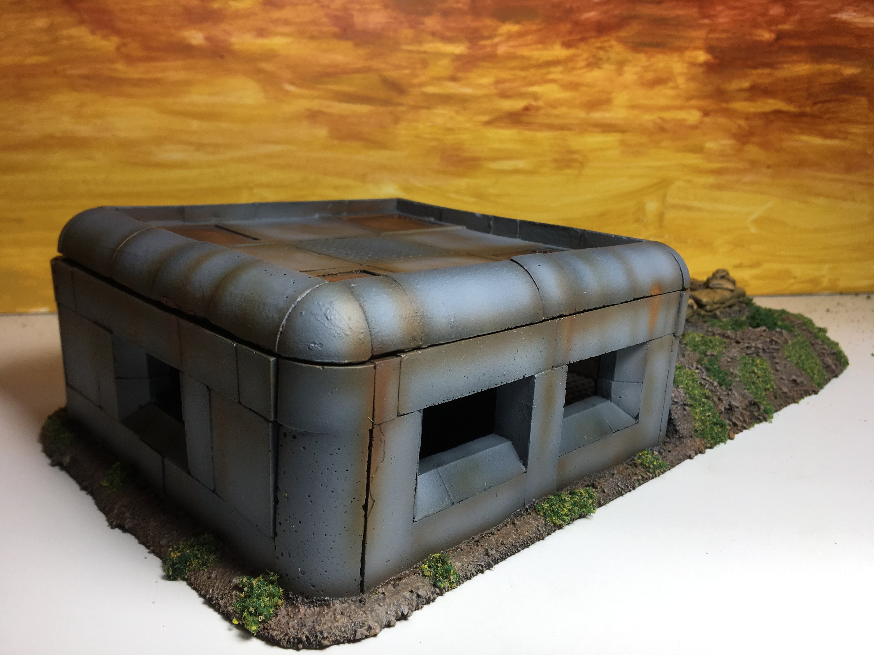 Small Bunker W/ Trench Area : 28mm Wargame Terrain & Scenery | Etsy