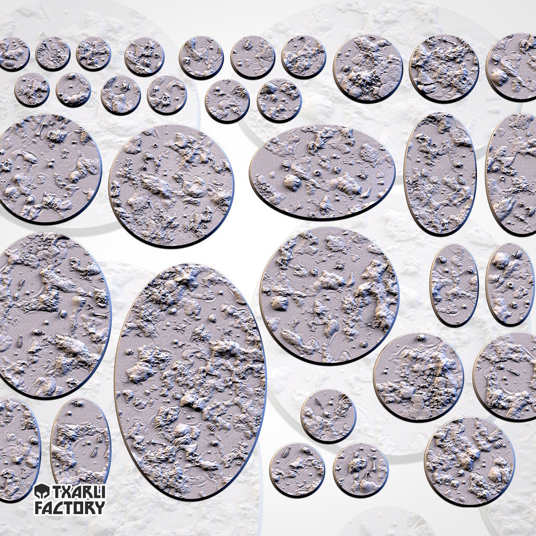 Swamp Themed Bases - Txarli Factory - Resin Bases - Etsy