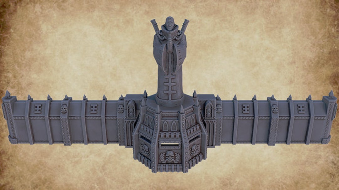 Modular Defensive Wall - 3d Print - Gothic/grimdark Terrain - Etsy