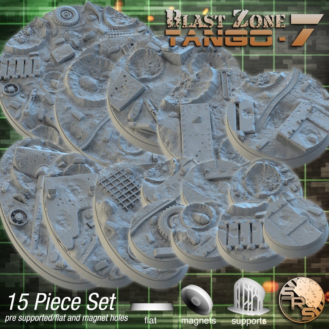Blast Zone Tango 7 : Where Legends Stand - Resin Bases - Etsy