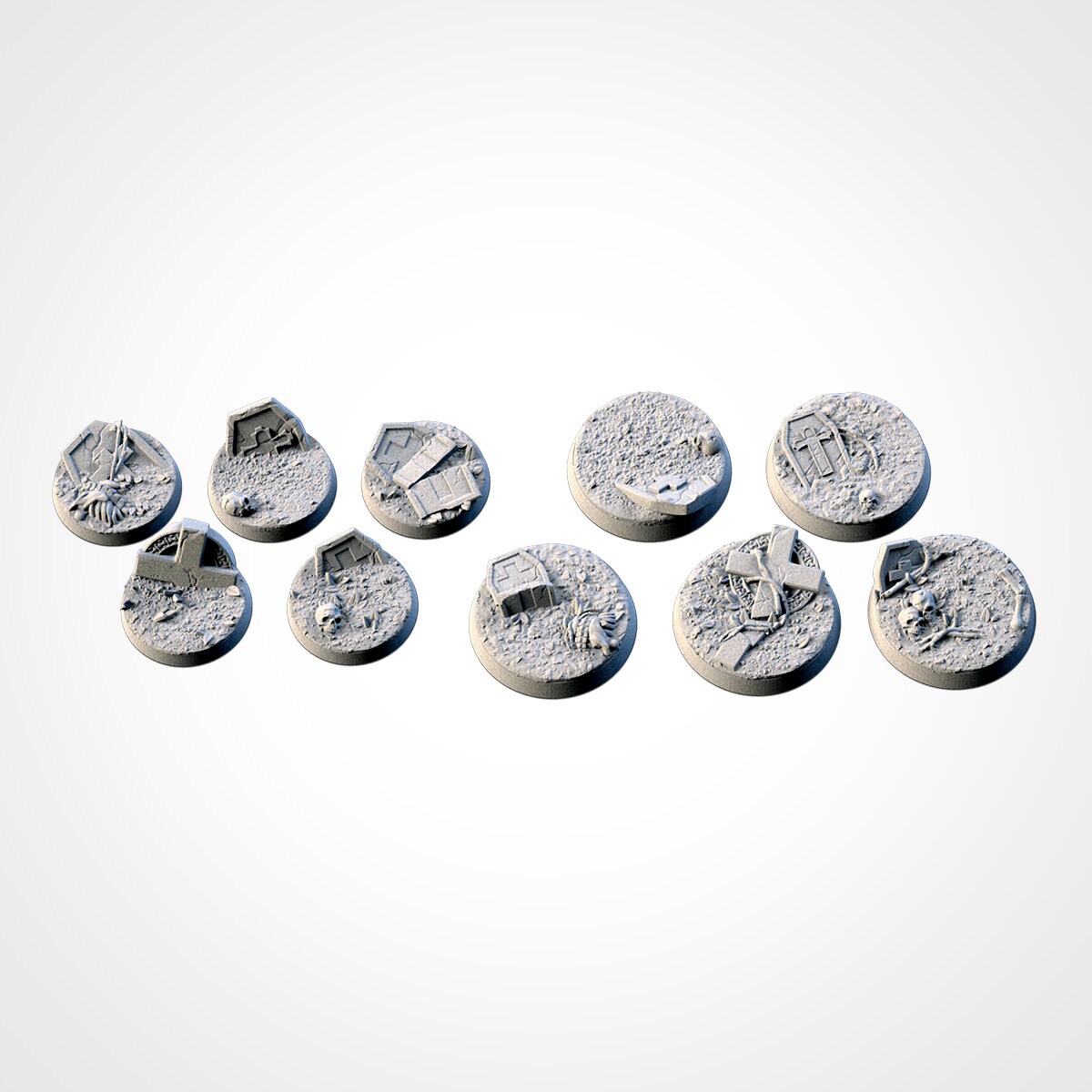 Graveyard Themed Bases Txarli Factory Resin Bases | Etsy